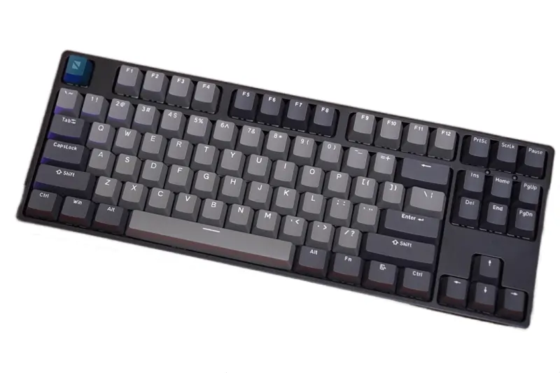 JUAL Noir N2 Pro Grey TKL Wireless Mechanical Keyboard Yellow Switch ...