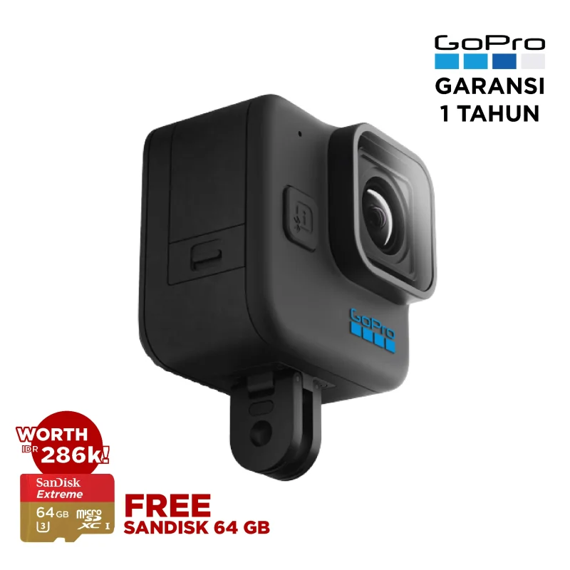JUAL GoPro Hero 11 Mini Black | Authorized GoProOnline Retailer| WIA.ID