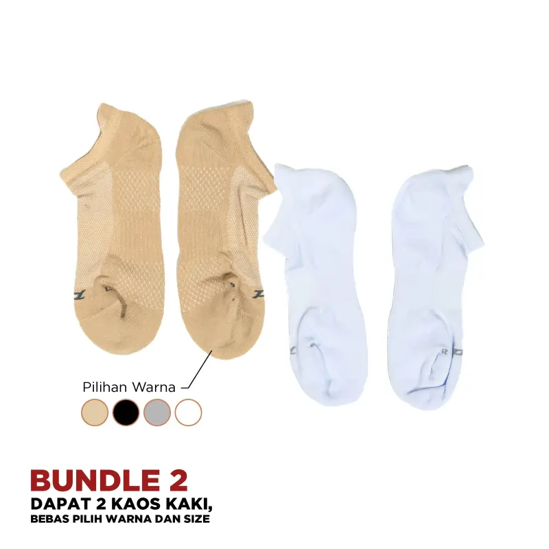 JUAL Tomo Journey Socks Sports Ankle Cut - Duo Bundle | Authorized TomoOnline Retailer| WIA.ID
