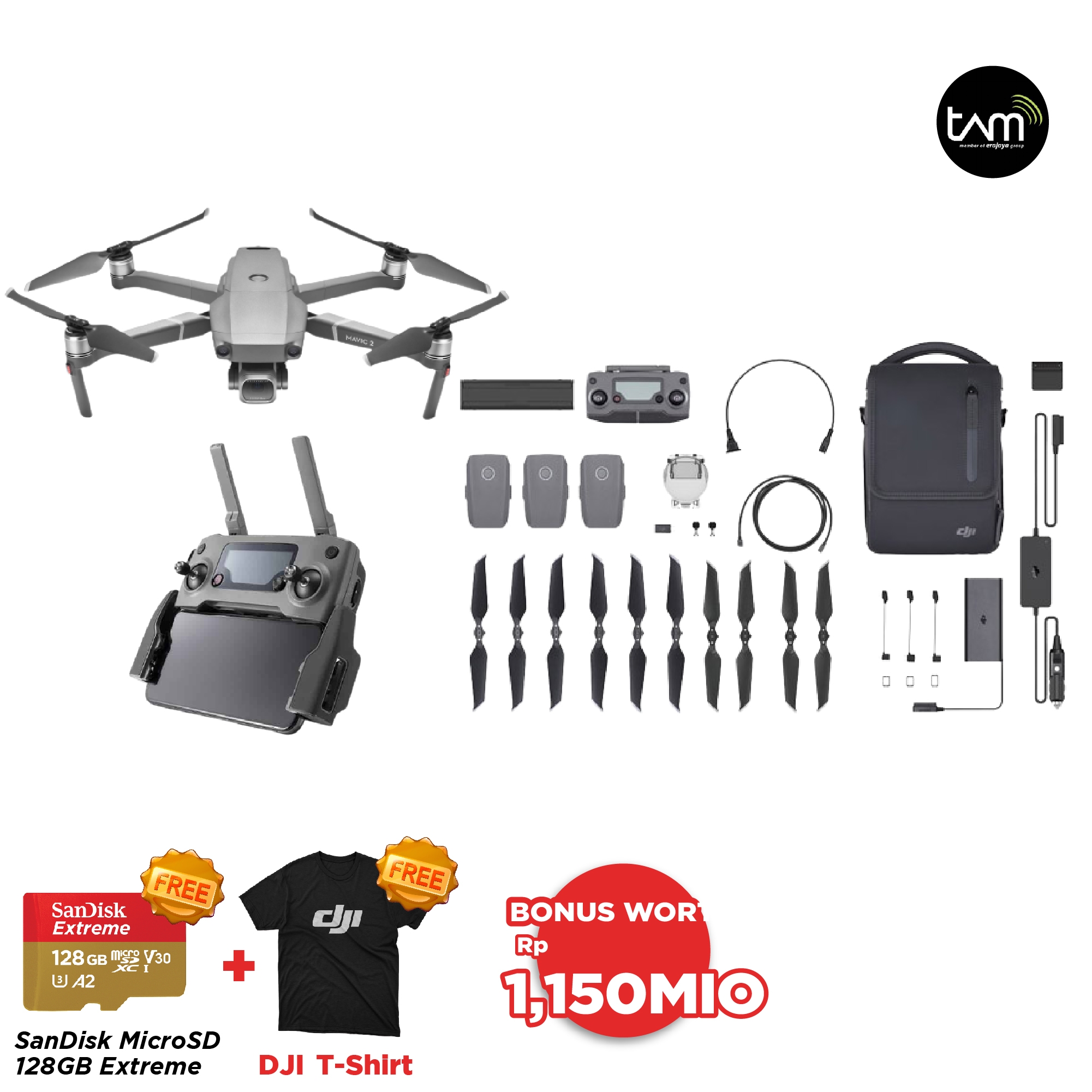 DJI Mavic 2 Pro Combo (with Fly More Kit) | Authorized Online Retailer ...