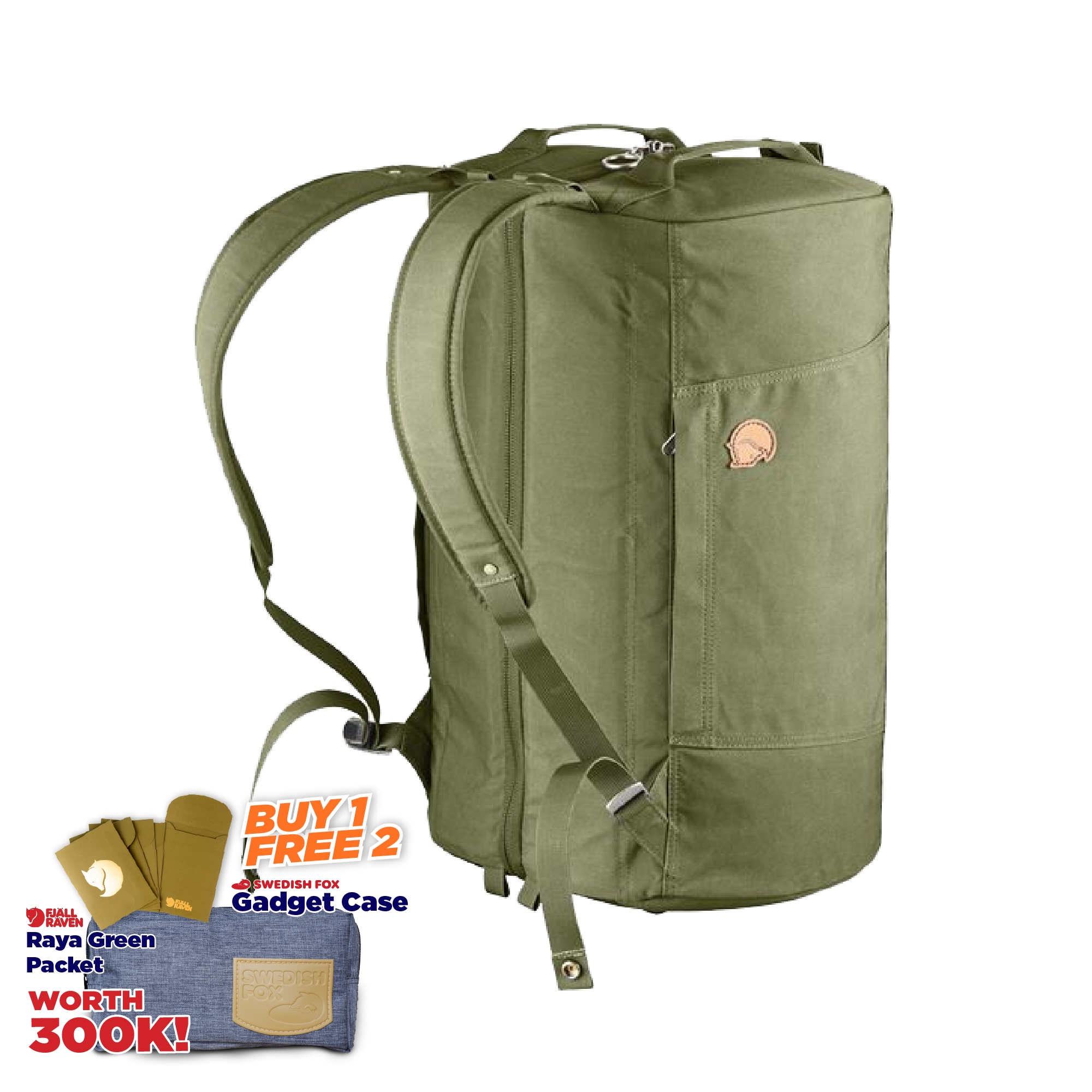 Fjallraven Splitpack - Green | Authorized Online Retailer | Harga ...